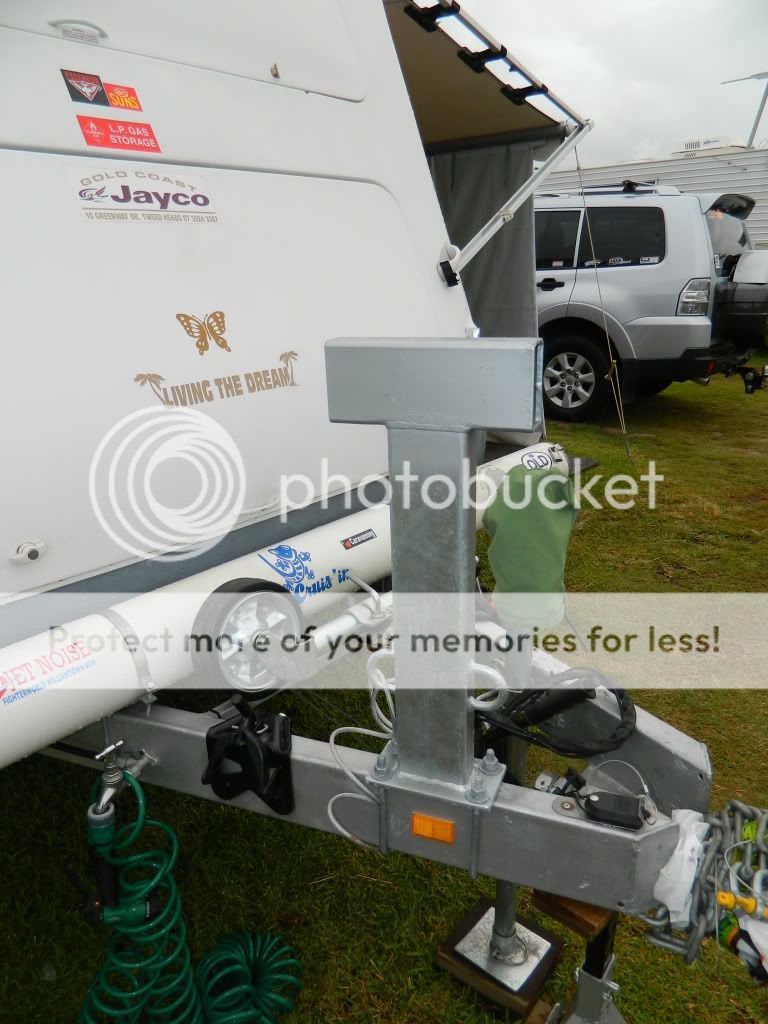 Outboard motor stand on A-Frame - Caravaners Forum - Since 2000